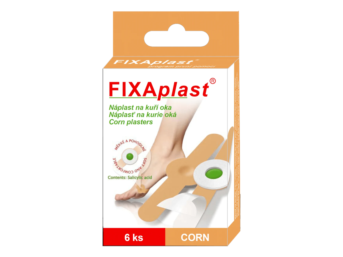 Fixaplast Corn náplast na kuří oka 6 ks | Magistra.cz