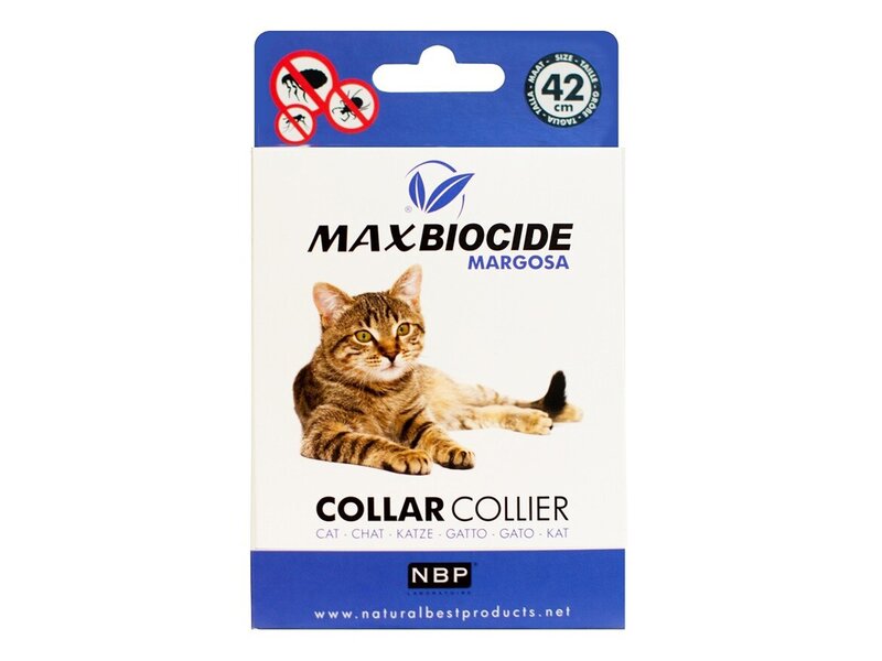 Max Biocide Collar Cat obojek pro kočky 42 cm | Magistra.cz